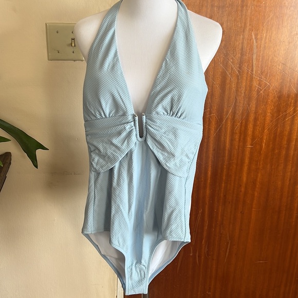 Heidi Klein | Swim | New With Tag Heidi Klein Swimsuit Light Blue Xl ...